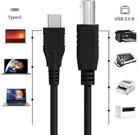 PVC Black Type C Printer Cable Cable Size 1 5M At 185 Piece In Mumbai ID 2853875321712