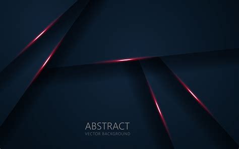 텍스트 디자인 현대 고급 미래 배경 벡터 벡터 일러스트 레이 션을위한 빈 공간에 빨간색 라이트 라인과 텍스트가있는 벡터 추상