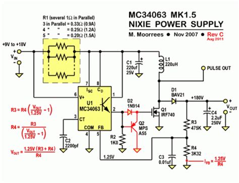 Power Supplies For Nixie Clocks Gra And Afch