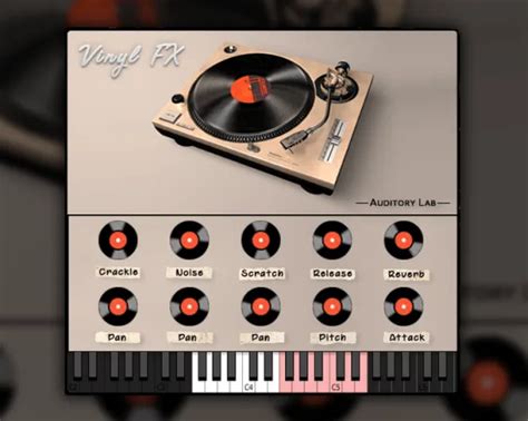Vinyl FX Plugin VST AU Simulates Sounds Of Vinyl