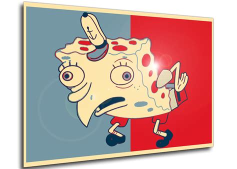 Poster Propaganda Full Meme Mocking Spongebob Ll1267 Propaganda