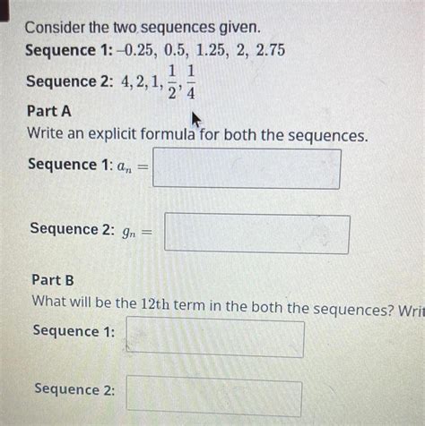 [answered] consider the two sequences given sequence 1 0 25 0 5 1 25 2