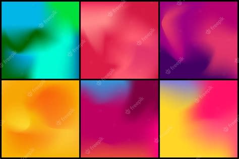 Premium Vector Abstract Blurred Gradient Mesh Background Colorful Smooth Banner Template