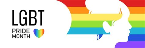 프라이드 월을위한 Lgbtq 배너 축제 또는 퍼레이드 디자인 장식을위한 그래픽 그라디언트 요소 흰색 Lgbtqia 인간의 얼굴