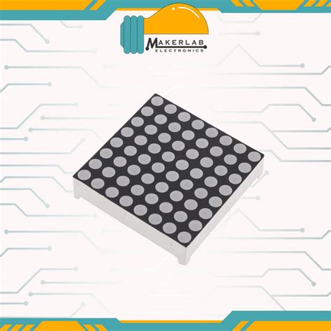 8x8 led dot matrix display common anode for arduino 1088bs makerlab