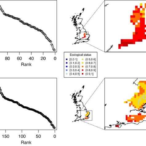 Spatial And Temporal Patterns Of Biodiversity In Gb A Map Showing Download Scientific