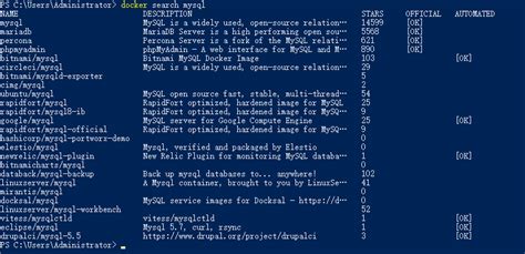 windows10下docker安装mysql5 7 lanrenka 博客园