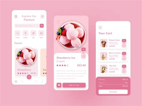 Ice Cream Concept App Artofit