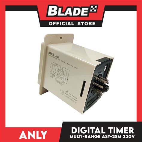 Anly Multi Range Digital Timer Asy 2sm 220v 50 60hz Blade Ph