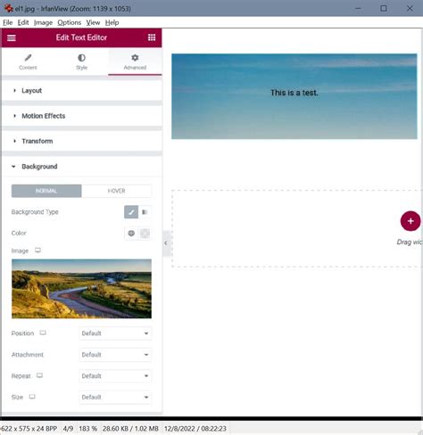 How Do I Add An Image Behind Text