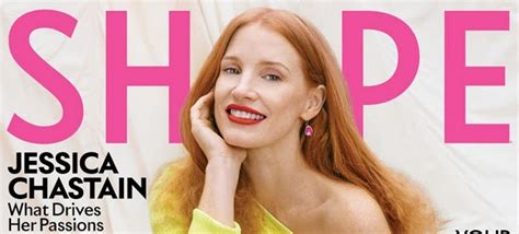 Jessica Chastain Shape Us January February 2021