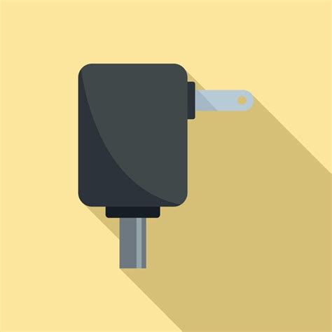 Premium Vector Smartphone Power Adapter Icon Flat Illustration Of