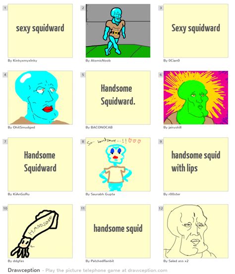Sexy Squidward Drawception