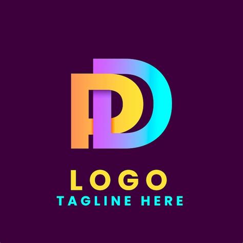 Free Vector Monogram Letter Logo Design Template