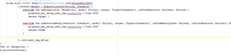 Android Whats The Fix For One Type Argument Expected For Interface Requestlistener In Kotlin