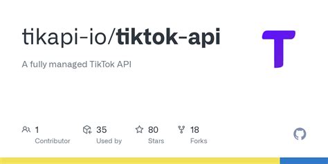 Github Tikapi Iotiktok Api A Fully Managed Tiktok Api