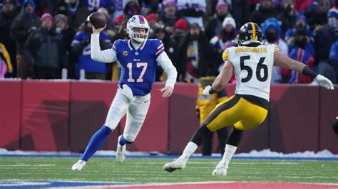 Rout Is On In Buffalo After Incredible Josh Allen Touchdown Run Nbc Sports