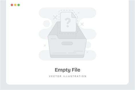 Premium Vector Empty File