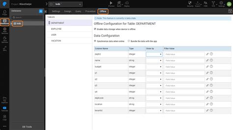 offline data support implementation wavemaker docs