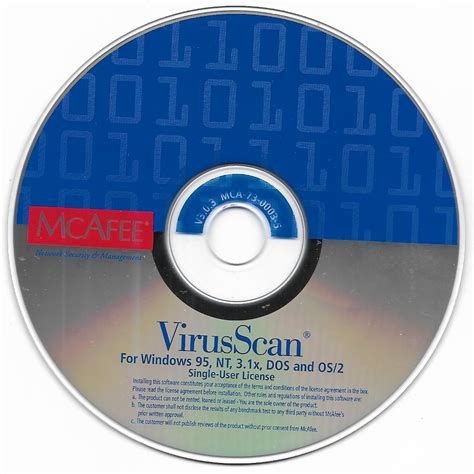 Mcafee Virusscan 3 X For Windows Dos And Os 2 Mcafee Inc Free Download Borrow And