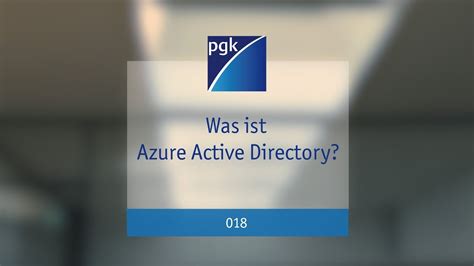 018 was ist azure active directory youtube