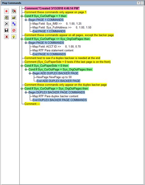Example Maps Adding A Duplex Backer To The End Of A Statement Transformations Support