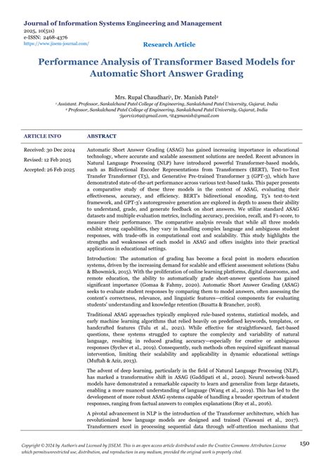 Pdf Performance Analysis Of Transformer Based Models For Automatic