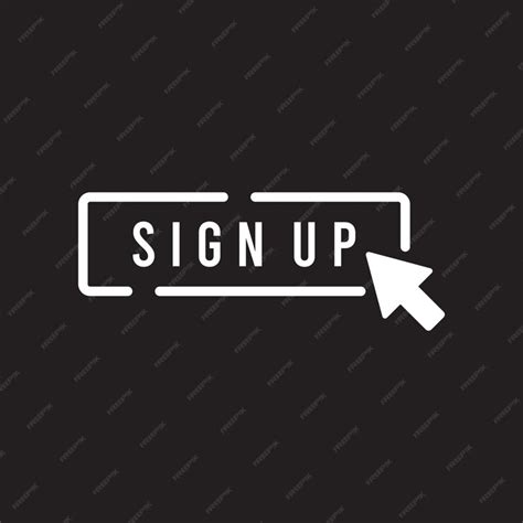 Premium Vector Sign Up Icon Vector