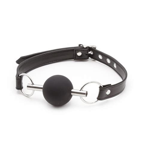 Intimate™ New Mouth Ball Gag With Metal Stick Pu Strap Sex Toys F