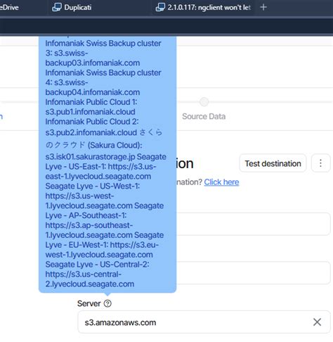 Tooltip Information Overload Issue Duplicati Ngclient GitHub