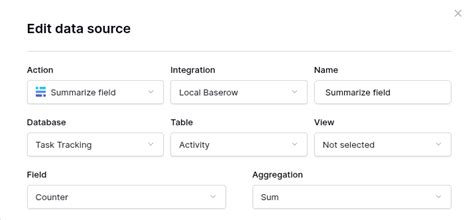 is there a way to display number of rows records application builder