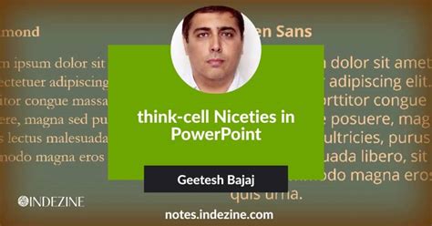 Think Cell Niceties In Powerpoint