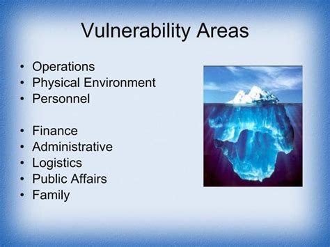 Opsec Vulnerabilities And Indicators