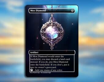 Mox Diamond Stronghold Mtg Proxy Card Etsy