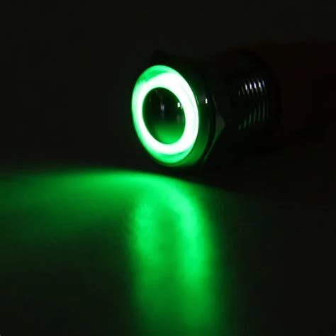 V V Pin Mm Metal ON OFF LED Push Button Switch Wiring Harness Switch Self Locking Waterproof