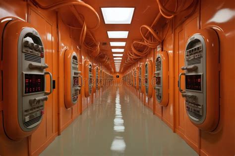 Retro Analog Data Center Devices For Industry And Scientific Research