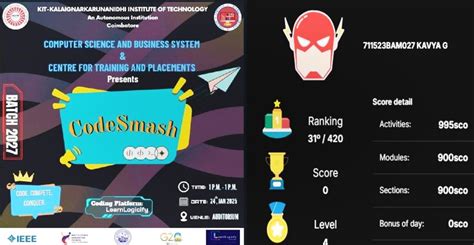 Hackathon Codesmash Problemsolving Codingjourney Keeplearning Kavya Gajendran