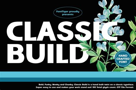 Classic Build Font By FontTiger Creative Fabrica