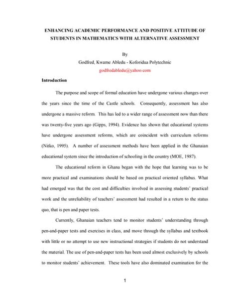 Alternative Assessment Pdf