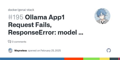 Ollama App Request Fails ResponseError Model Is Required Status Code Issue