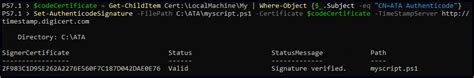 How To Sign PowerShell Scripts And Effectively Run It
