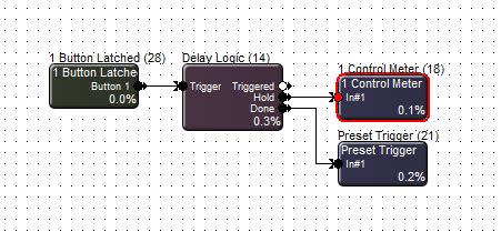 Making A Latched Button Act Like A Momentary Button Symetrix