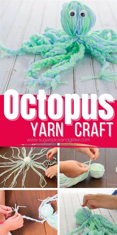 How To Make A Diy Yarn Octopus Crafts That Use Yarn Kraken Crafts