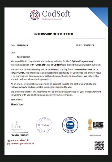 yash gautam on linkedin pythonprogramming codsoft