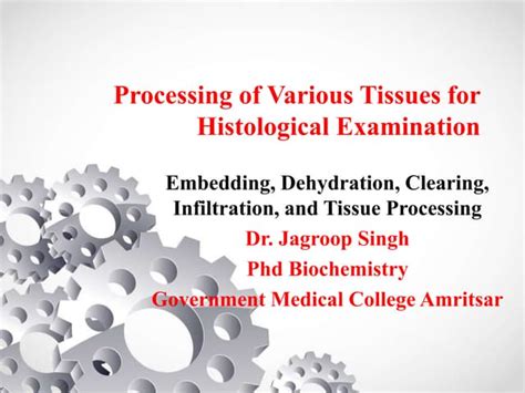 Processingoftissuesforhistologicalexaminationpptx