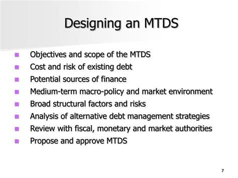 Ppt Medium Term Debt Management Strategy Mtds A Framework