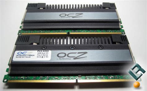 Ocz Flex Ii 4gb Pc2 9200 Ddr2 Memory Review Page 2 Of 7 Legit Reviews