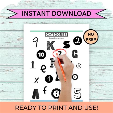 Categories Worksheets Visual Differentiation Sorting Activity Montessori Made By Teachers