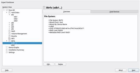 Getting Further With Btrfs In Yast Yast
