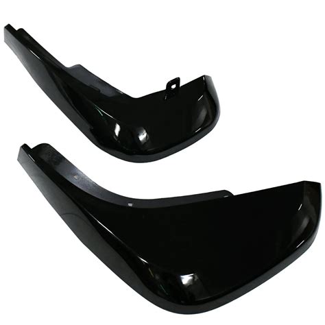 Defender Mud Flaps Wide Gloss Black Carplus